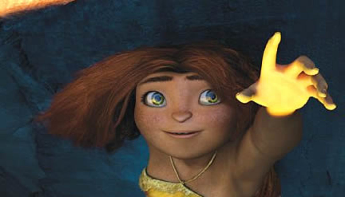 The Croods Eep And Guy Fire