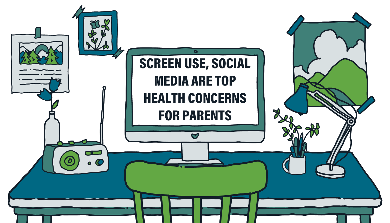 Screen Use, Social Media Are Top Health Concerns for Parents - Plugged In