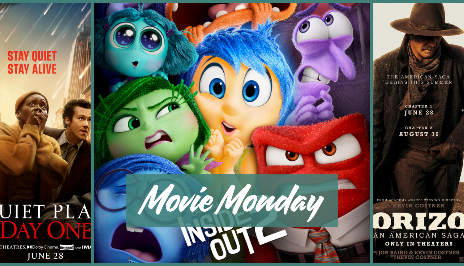 Movie Monday: ‘Inside Out 2’ Threepeats; ‘A Quiet Place: Day One’ Makes ...